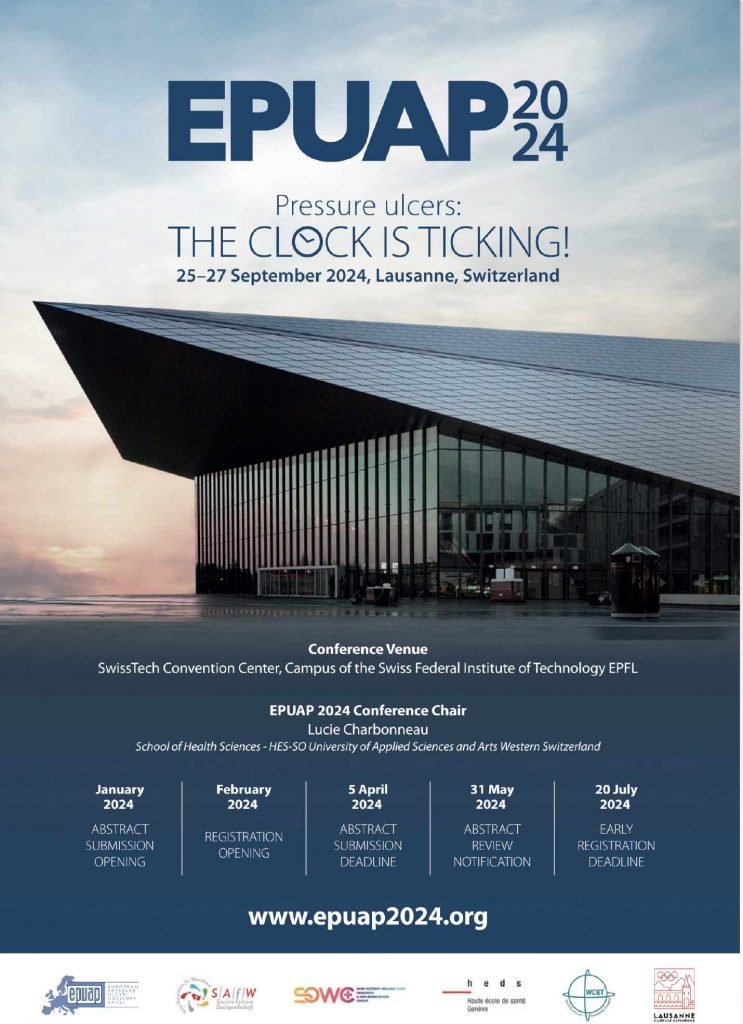 EPUAP 2024. 25-27 de Septiembre, Lausana, Suiza - Prevención Úlceras y ...