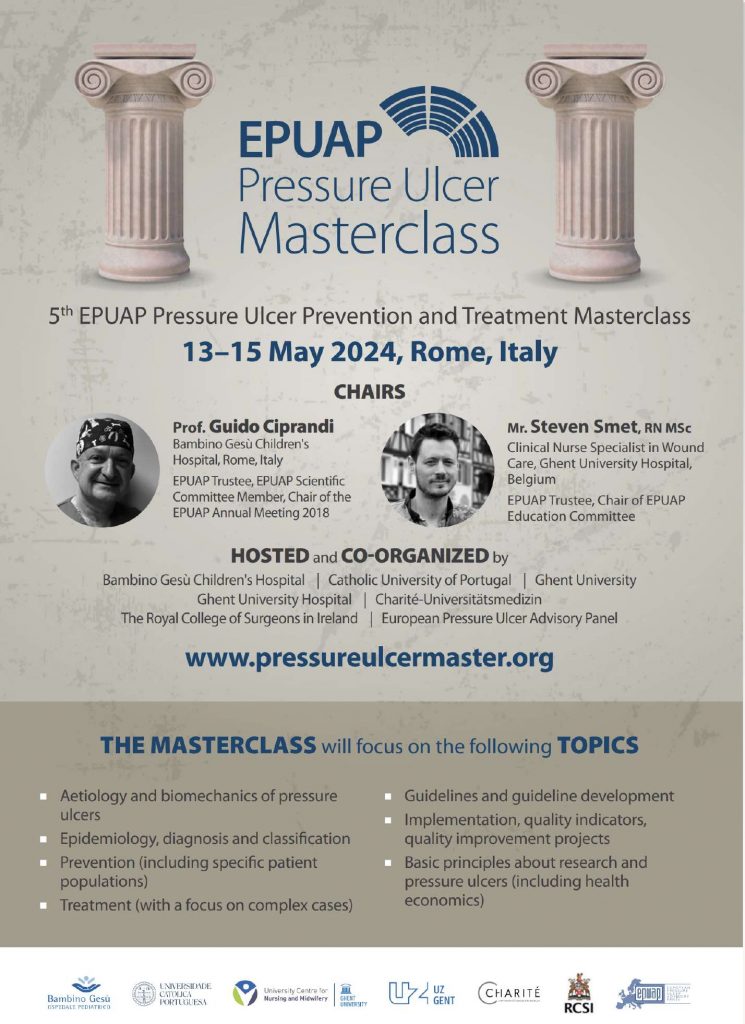 5th European Pressue Ulcer Prevention and Treatment Masterclass